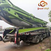 China Used Zoomlion ZLJ5350THBSE 52m Boom Concrete Pump Truck with Scania P410 Chassis and 180 m³/h Output for sale