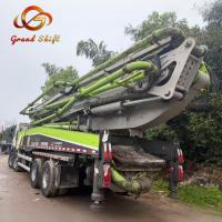 China Used Zoomlion ZLJ5350THBSE 52m Boom Concrete Pump Truck with Scania P410 Chassis and 180 m³/h Output for sale