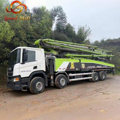 China Used Zoomlion ZLJ5350THBSE 52m Boom Concrete Pump Truck with Scania P410 Chassis and 180 m³/h Output for sale