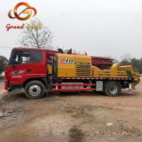 China Used 2021 Sny C10 Truck Mounted Concrete Pump SY5143THBF with 90m³/h Output and 25MPa Pumping Pressure for sale