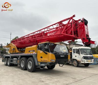 China Truck crane used SANY STC1000C5-8 100 Ton Truck Crane with 62m 5-Section Boom and Intelligent Load Moment Limiter for sale