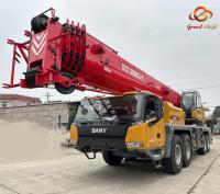 China Truck crane used SANY STC1000C5-8 100 Ton Truck Crane with 62m 5-Section Boom and Intelligent Load Moment Limiter for sale