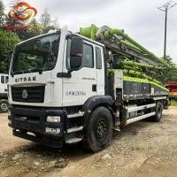 China Used Zoomlion ZLJ5230THBKF Concrete Pump Truck, 4-section Boom, Maan Chassis, 23 Ton Total Weight for sale
