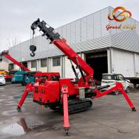 China 3 Ton Mini Spider Crane Crawler Spider Crane for Narrow Space Lifting for sale
