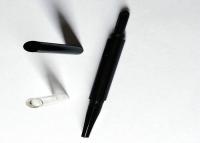 China Multifunctional Triangle Eyebrow Pencil With Powder Head ABS Material for sale