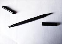 China ABS Plastic Black Auto Eyebrow Pencil Double End No Leakage 140mm Long for sale