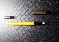 China PP Waterproof Plastic Eyeliner Pencil Airtight Double Head Silk Printing for sale