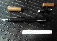 China PP Waterproof Plastic Eyeliner Pencil Airtight Double Head Silk Printing for sale