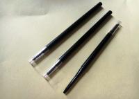 China ABS Plastic Waterproof Lip Liner With A Brush , UV Coating Pink Lip Liner for sale