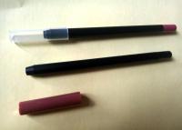 China PS Material Pink Lip Liner Packaging Tube Cuttable Slim Shape With Free Sample for sale