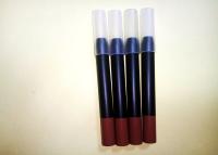 China Dual Purpose Waterproof Lip Liner Tube , Customizable Color Lip Liner Pencil for sale