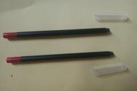 China PVC Long Lasting Lipstick Pencil Packaging Drawn Tube Silk Printing ISO for sale