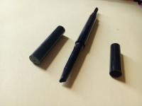 China Double End Slanted Auto Eyebrow Pencil With Brush Professional OEM ISO for sale