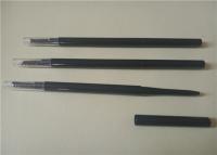China Plastic Automatic Makeup Lip Pencil , Black Color Waterproof Lip Liner for sale