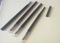 China Plastic Automatic Makeup Lip Pencil , Black Color Waterproof Lip Liner for sale