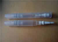 China Dual Use PP Lip Gloss Pencil Packaging Cosmetic Hot Stamping 121.5 * 15.9mm for sale