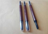 China Ajustable Head ABS Double Ended Eyeshadow Stick Tube Double Use 11mm Diameter for sale