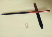 China Self Sharpening Auto Eyeliner Pencil Plastic Tubes Slim Shape Red Color for sale