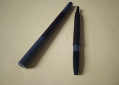 China Triangle Nib Waterproof Eyebrow Pencil Packaging Grey Color ABS Material for sale