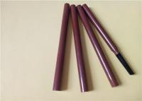 China Slim Brown Waterproof Eyebrow Pencil Tube Custom Designs ABS Material for sale