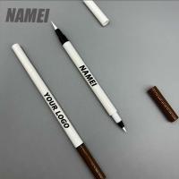 China Cosmetic Manufacturer Pen Tube 2 In 1 Empty Makeup Packaging Cheap Liquid Eyeliner Pencil Tube for sale