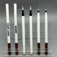 China Cosmetic Manufacturer Pen Tube 2 In 1 Empty Makeup Packaging Cheap Liquid Eyeliner Pencil Tube for sale
