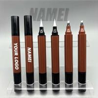 China Wholesale 2 In 1 Eyebrow Pencil And Eyeliner Customize Printing Empty Eyebrow Pencil And Eyeliner Tube Container for sale