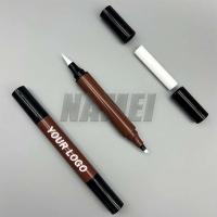 China Wholesale 2 In 1 Eyebrow Pencil And Eyeliner Customize Printing Empty Eyebrow Pencil And Eyeliner Tube Container for sale