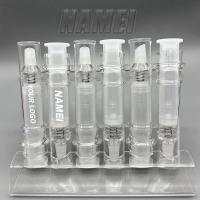 China Clear Wavy Lip Gloss Tubes Amazing Design Luxury Empty Lip Gloss Container for sale