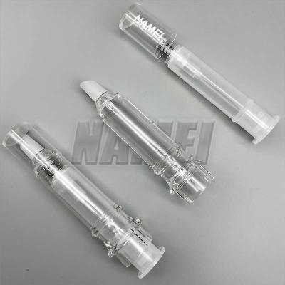 China Clear Wavy Lip Gloss Tubes Amazing Design Luxury Empty Lip Gloss Container for sale