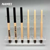 China Customize Lip Liner Pencil eyebrow eyeliner tube with brush lip liner pencil container with chipper for sale