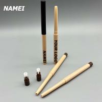 China Customize Lip Liner Pencil eyebrow eyeliner tube with brush lip liner pencil container with chipper for sale
