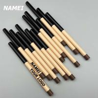 China Customize Lip Liner Pencil eyebrow eyeliner tube with brush lip liner pencil container with chipper for sale