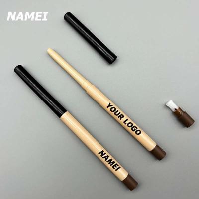 China Customize Lip Liner Pencil eyebrow eyeliner tube with brush lip liner pencil container with chipper for sale