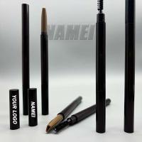 China Private Label Universal Eyebrow Pen Portable Brow Makeup Pen tube Double-ended Eyebrow Pencil Custom Eyebrow Pen Contain for sale