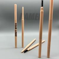 China Wholesale Customized Private Logo Design Double-headed Slim Tube Eyebrow Pen container with Brush from Factory for sale