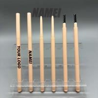 China Wholesale Customized Private Logo Design Double-headed Slim Tube Eyebrow Pen container with Brush from Factory for sale