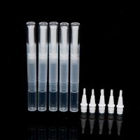 China Empty 2ml 4ml Lip Gloss Tube Container Cuticle Oil Nail Polish makeup Accessories Twist Pen with Brush for sale
