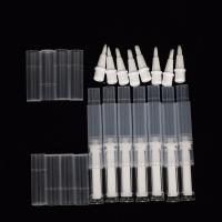 China Empty 2ml 4ml Lip Gloss Tube Container Cuticle Oil Nail Polish makeup Accessories Twist Pen with Brush for sale