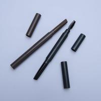 China Private Label Universal Eyebrow Pen Portable Brow Makeup Pen tube Double-ended Eyebrow Pencil Custom Eyebrow Pen Contain for sale
