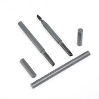 China Private Label Universal Eyebrow Pen Portable Brow Makeup Pen tube Double-ended Eyebrow Pencil Custom Eyebrow Pen Contain for sale