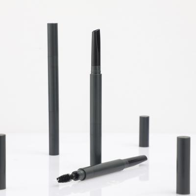 China Private Label Universal Eyebrow Pen Portable Brow Makeup Pen tube Double-ended Eyebrow Pencil Custom Eyebrow Pen Contain for sale