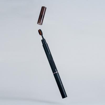 China Cosmetic packaging round eyebrow pencil empty tube can bottom fill plastic eyebrow pencil container wholesale for sale