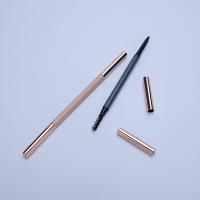 China multifunctional eyebrow pencil packaging eyebrow pencil container with brush empty brow pencil container for cosmetic for sale