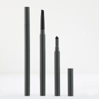 China 3 in 1 Cosmetic packaging round eyebrow pencil empty tube can bottom fill plastic eyebrow pencil container wholesale for sale