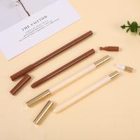 China Custom color logo printed plastic empty lip liner tube package container slim lipliner tube for sale