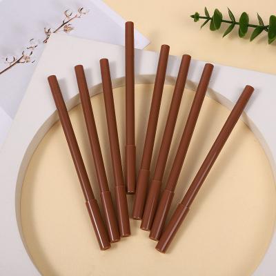 China Custom color logo printed plastic empty lip liner tube package container slim lipliner tube for sale