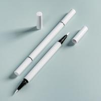 China Empty 2 in 1 tube Private Label Logo Black Eyeliner Pencil Custom Eyeliner Liquid Eyeliner Container for sale