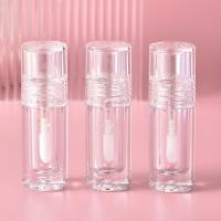 China Free sample clear lip gloss tube empty cosmetic lip gloss container Personalized custom lip gloss packaging for sale