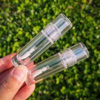 China custom lip gloss tubes transparent cosmetic container pen lip gloss tubes with brush lip gloss tubes wholesale for sale